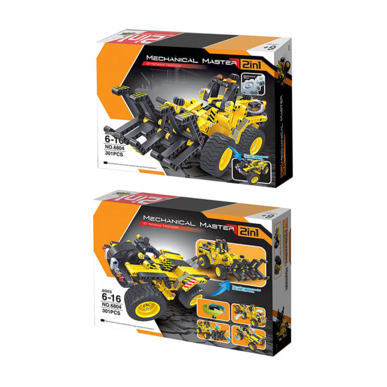 Kid's construction toy - 2 in 1 Construction Timber Grab & Dune Buggy ...